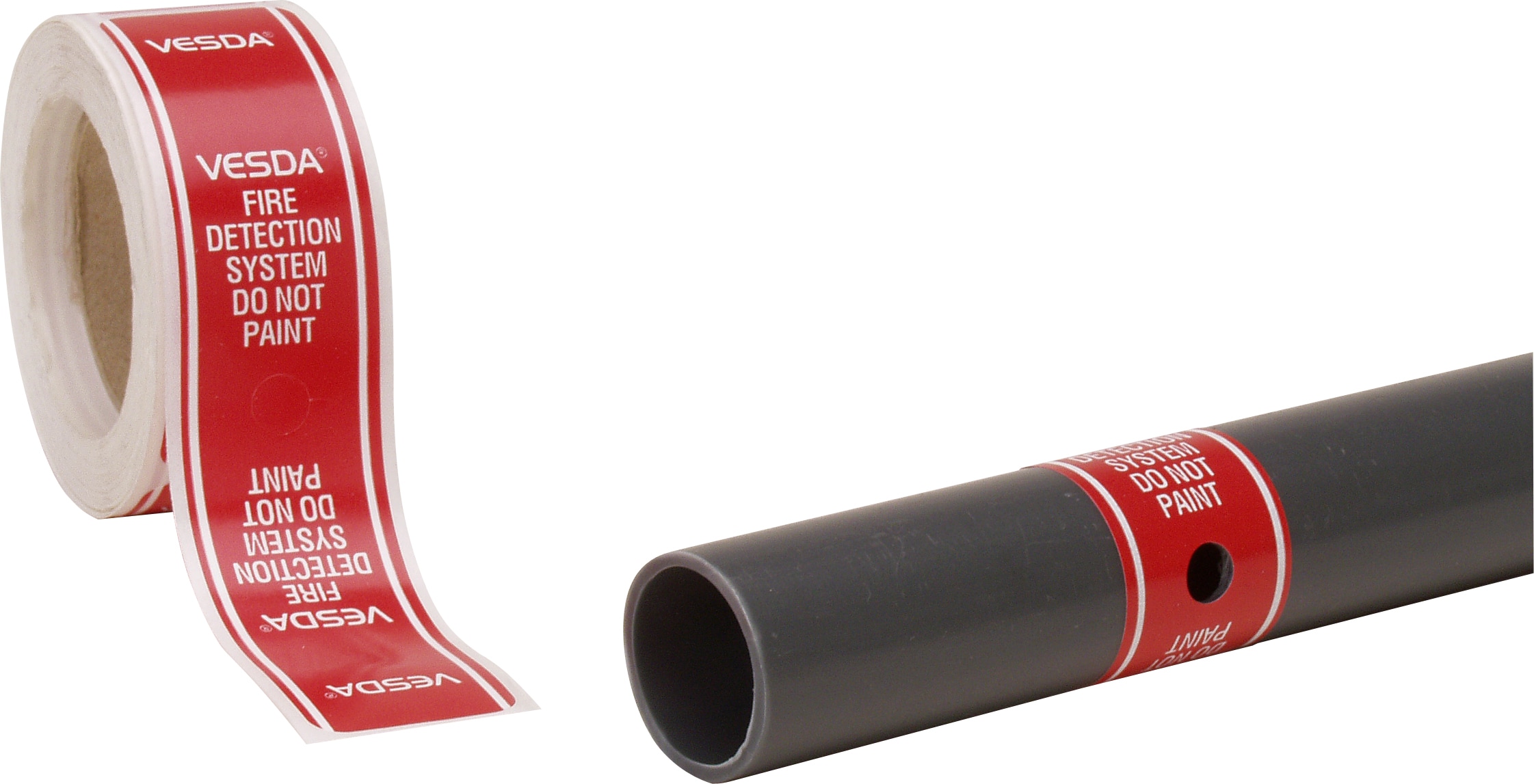 Labels-sampling points wrap round for VESDA ASD - Business | HLS Austria