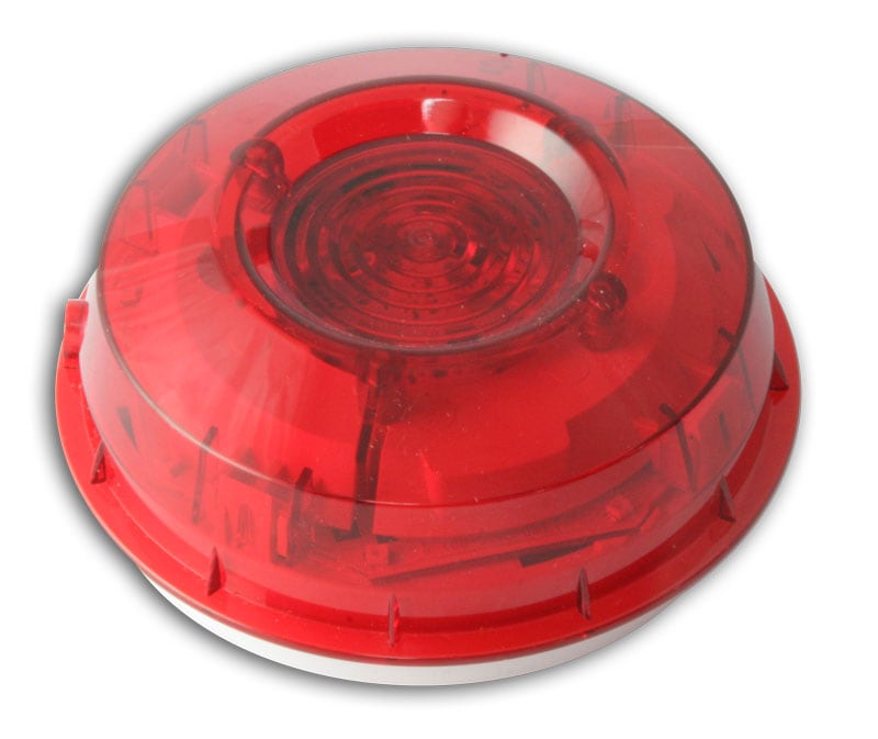 Addressable wall mounted isolated strobe, red - Business | HLS Austria