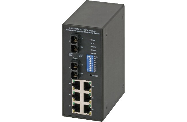 Fiber optic-Switch for ethernet ring, multimode - Business | HLS Austria